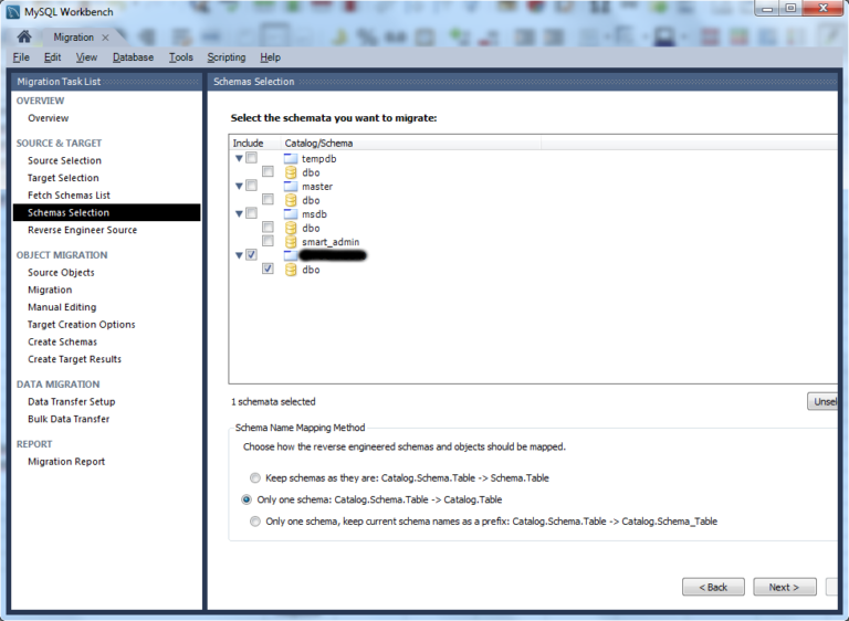 Import MSSQL bak files to MySQL - Silicon Gadget
